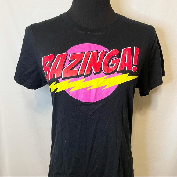 Tops | The Big Bang Theory Bazinga Graphic T Shirt Xl | Poshmark